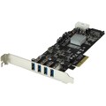 Startech.Com 4Port PCIe USB 3.0 Controller Card w/ 4 Independent Channels PEXUSB3S44V | Zoro